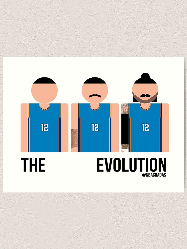 "The Steven Adams' Evolution" Art Print for Sale by nbagradas | Redbubble