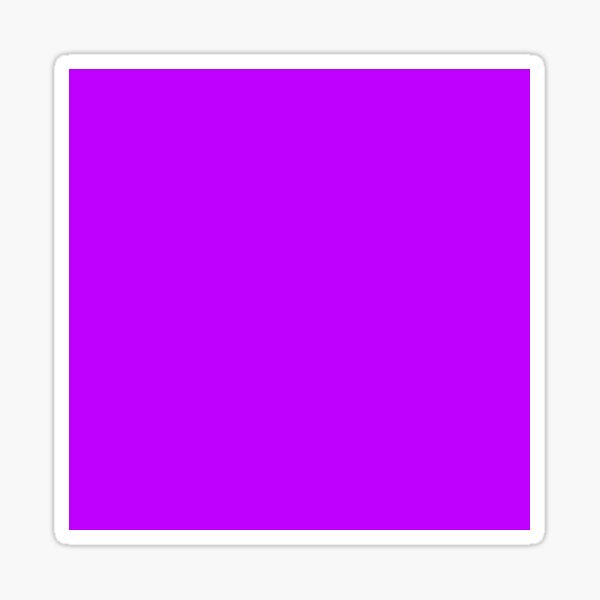 "Solid Colour | Electric Purple | Neon purple 2" Sticker for Sale by ...