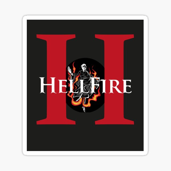 "Hellfire club" Sticker for Sale by HM-collection | Redbubble