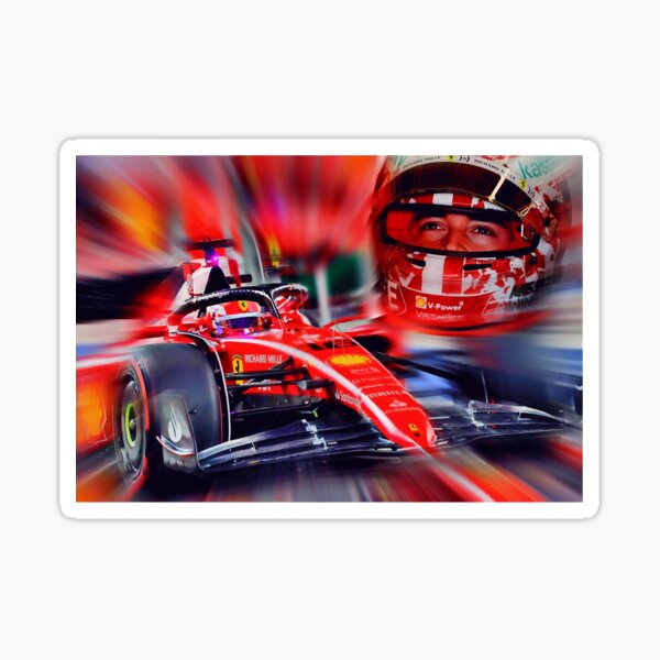 "Charles Leclerc Racing 2022 Classic " Sticker for Sale by BOBIGHT ...
