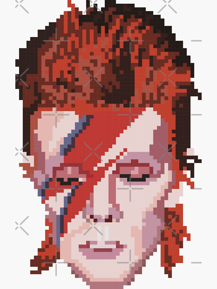 "Pixel Art Popstar" Sticker for Sale by LicencaPoetica | Redbubble