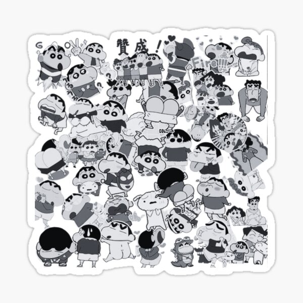 " Shin chan" Sticker for Sale by Tybrekir | Redbubble