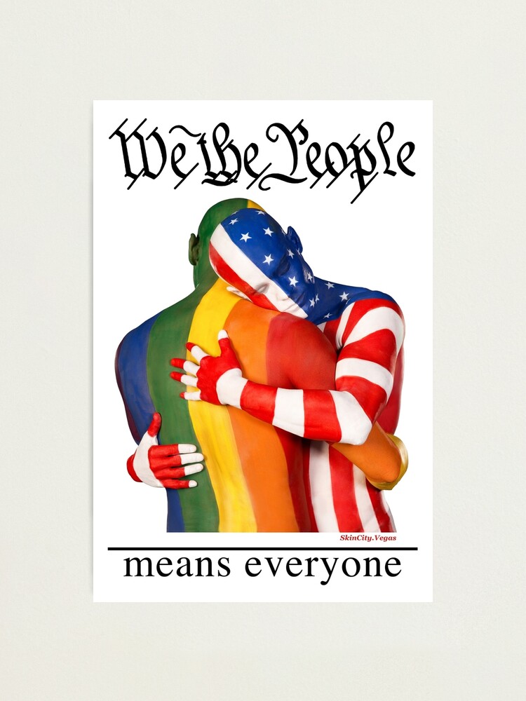 "We The People Means Everyone One (to print on light colors ...