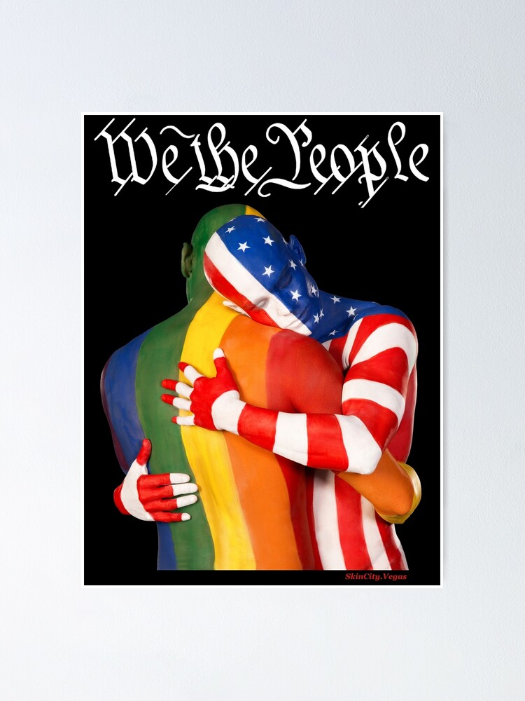 Póster «We The People (para imprimir en colores oscuros)» de ...