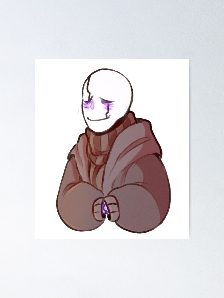 "WD Gaster Undertale" Poster for Sale by secrettps | Redbubble