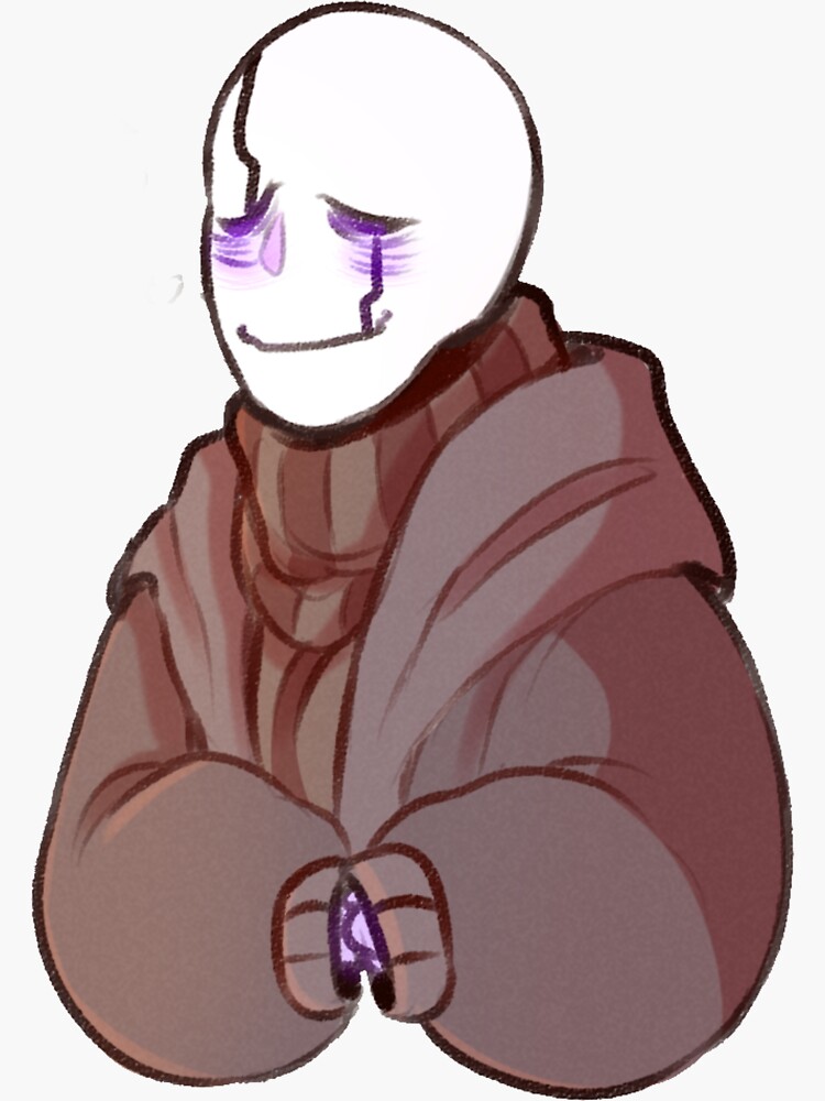 "WD Gaster Undertale" Sticker for Sale by secrettps | Redbubble