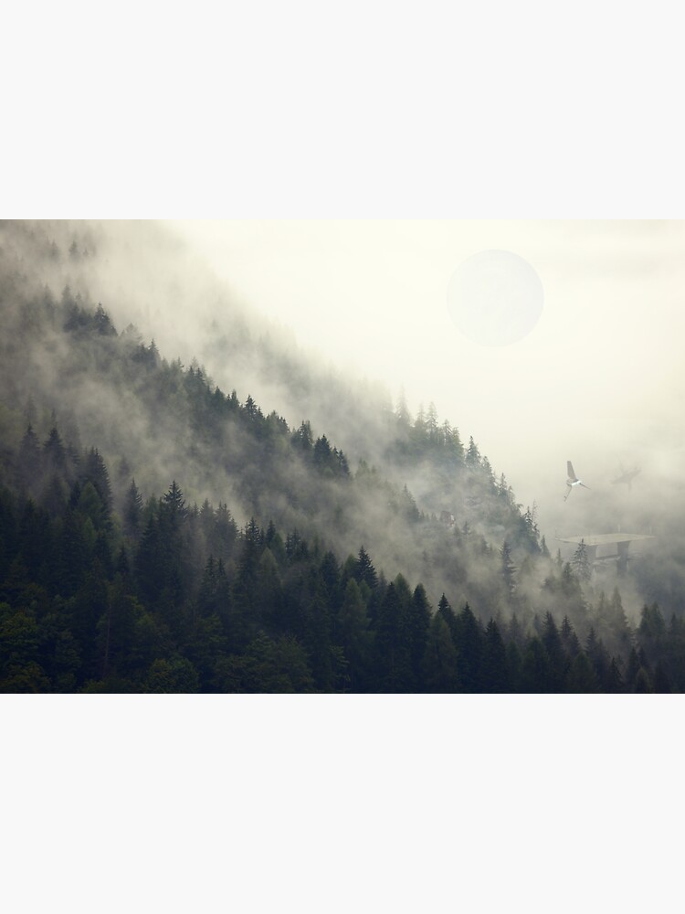 "Forest Moon" Sticker for Sale by andywynn | Redbubble
