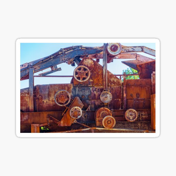 "rusty mechanism" Sticker for Sale by eyelife | Redbubble