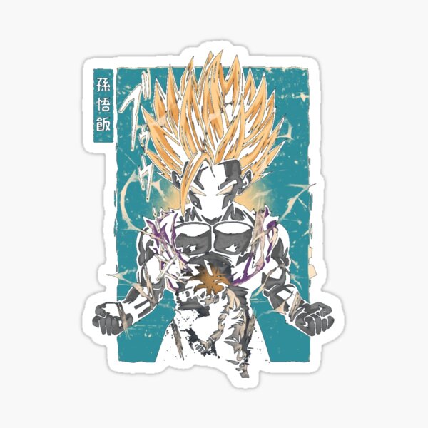 "SON GOHAN" Sticker for Sale by AdahHettinger | Redbubble