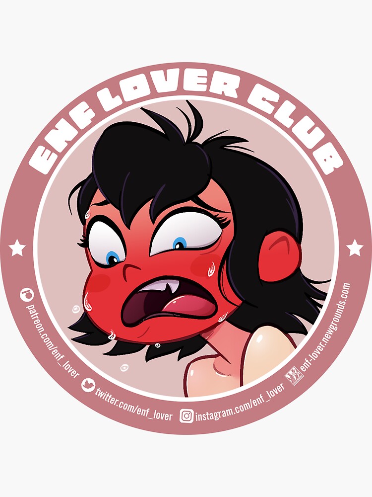 Enf Lover Club Badge Series Mavis Sticker For Sale By Enf Lover Redbubble