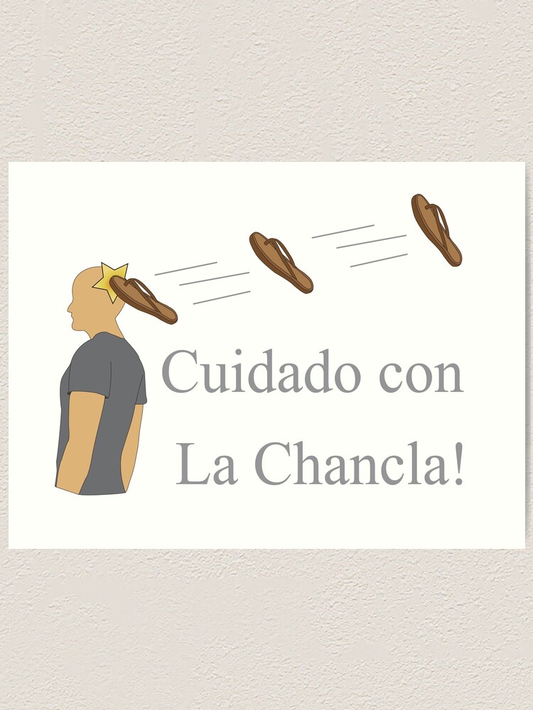 "La Chancla Voladora!" Art Print by Eliza434 | Redbubble