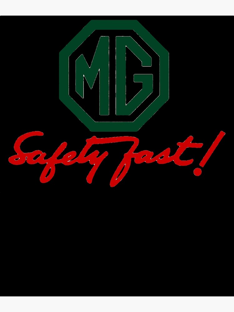 "Mg safety fast" Poster for Sale by BarbPieknik | Redbubble