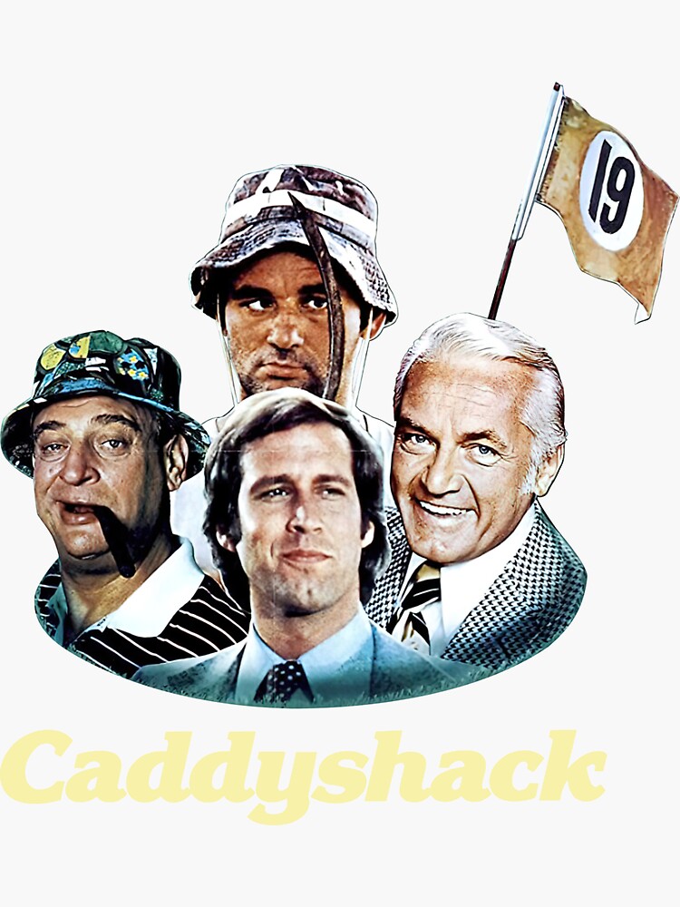 "All Characters Popular Caddyshack" Sticker for Sale by RGYHDF | Redbubble