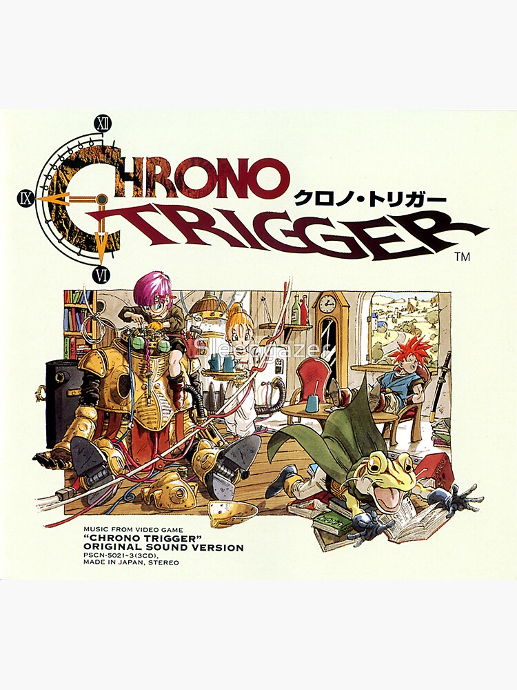 "Chrono Trigger " Sticker for Sale by Sleepgazer | Redbubble