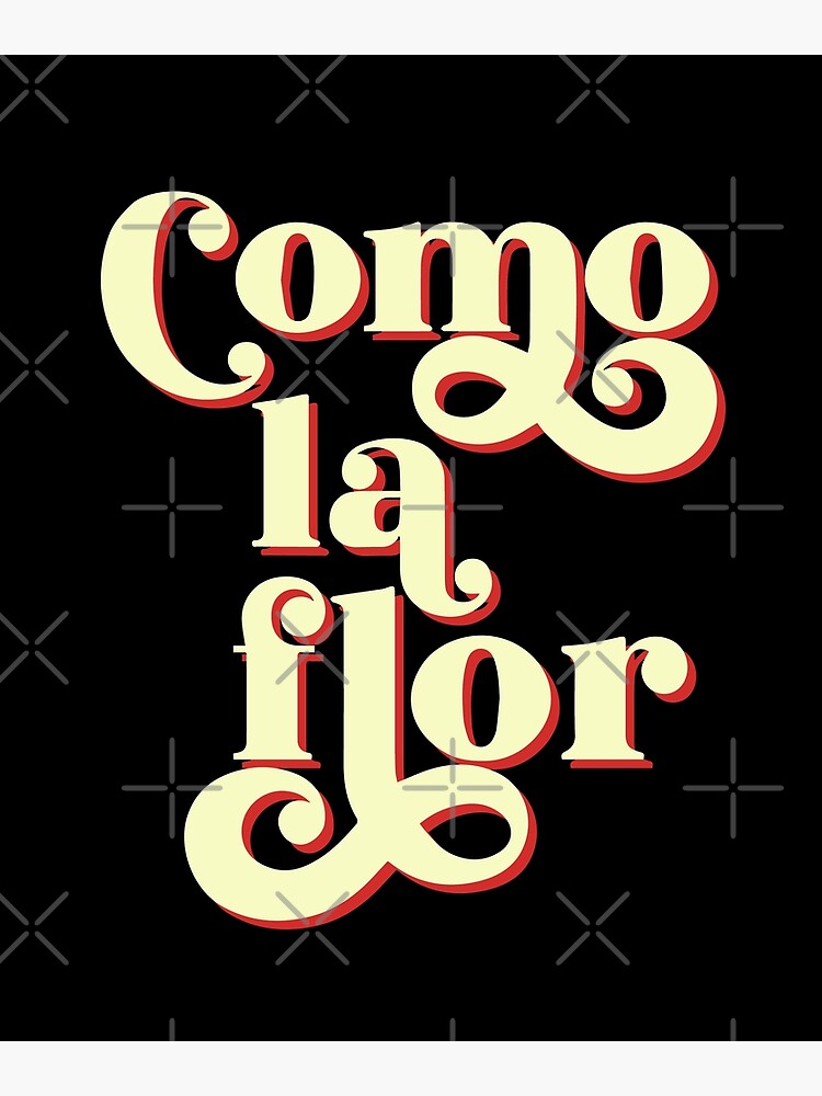"Como la Flor Bailar Cumbia" Poster for Sale by Nepaz-Designs | Redbubble
