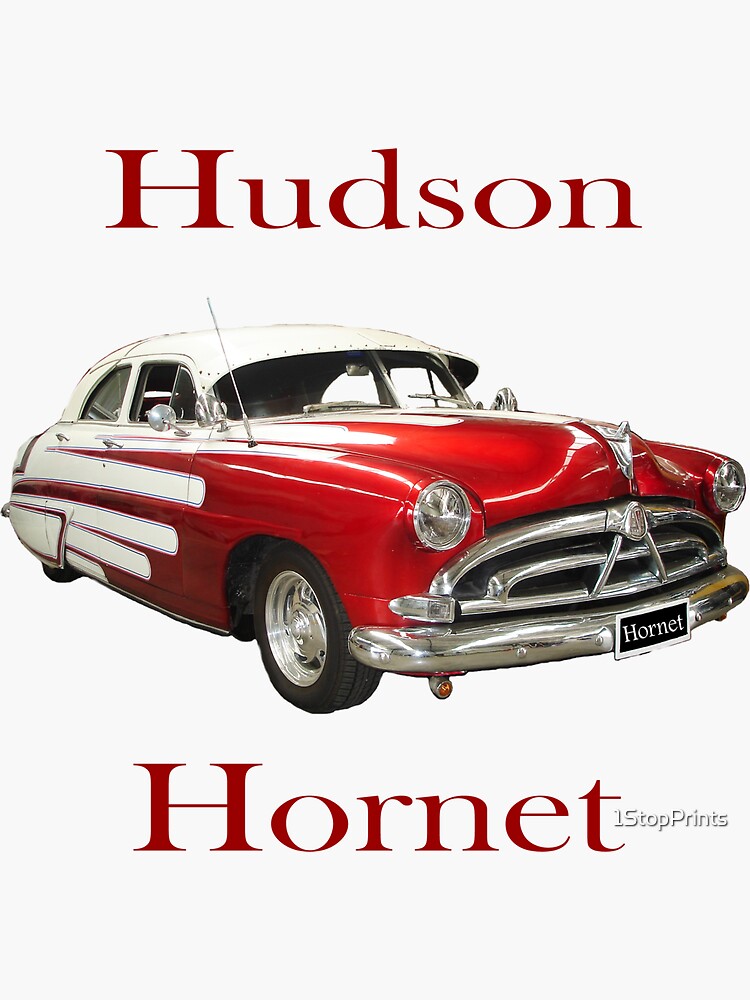 "Hudson Hornet Classic" Sticker by 1StopPrints | Redbubble