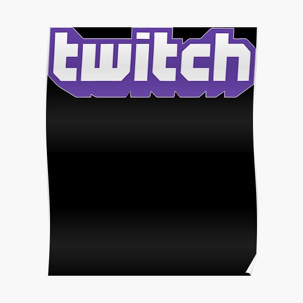Póster «Mercancía con el logotipo de Twitch más vendida» de Billiueke ...