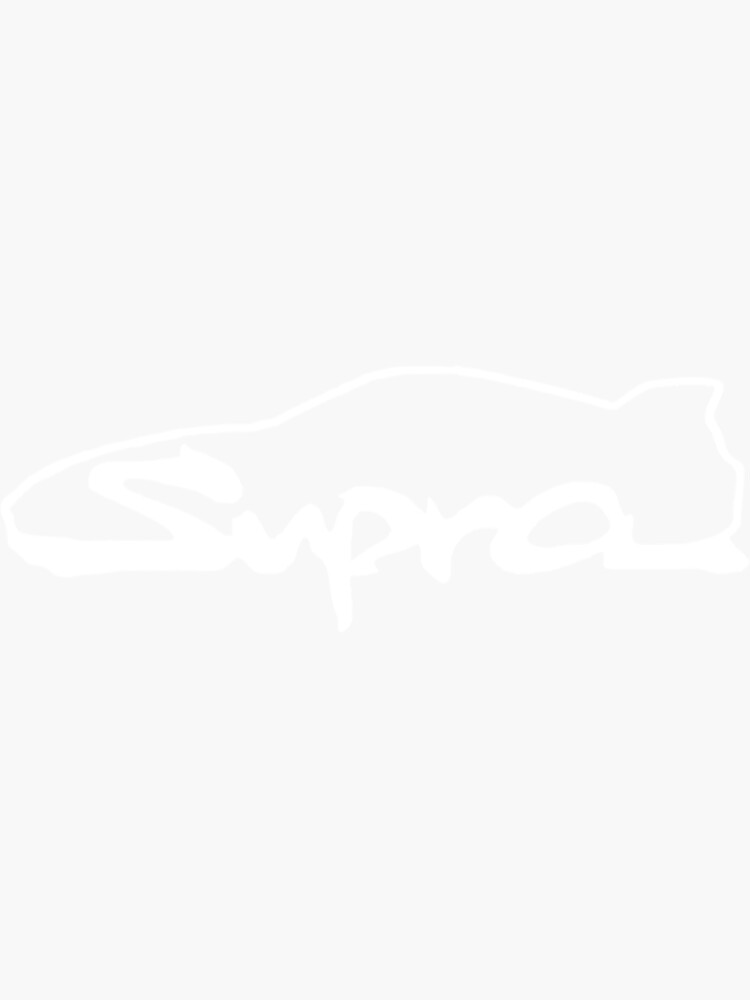 "Toyota Supra Logo Merchandise Essential " Sticker for Sale by ...