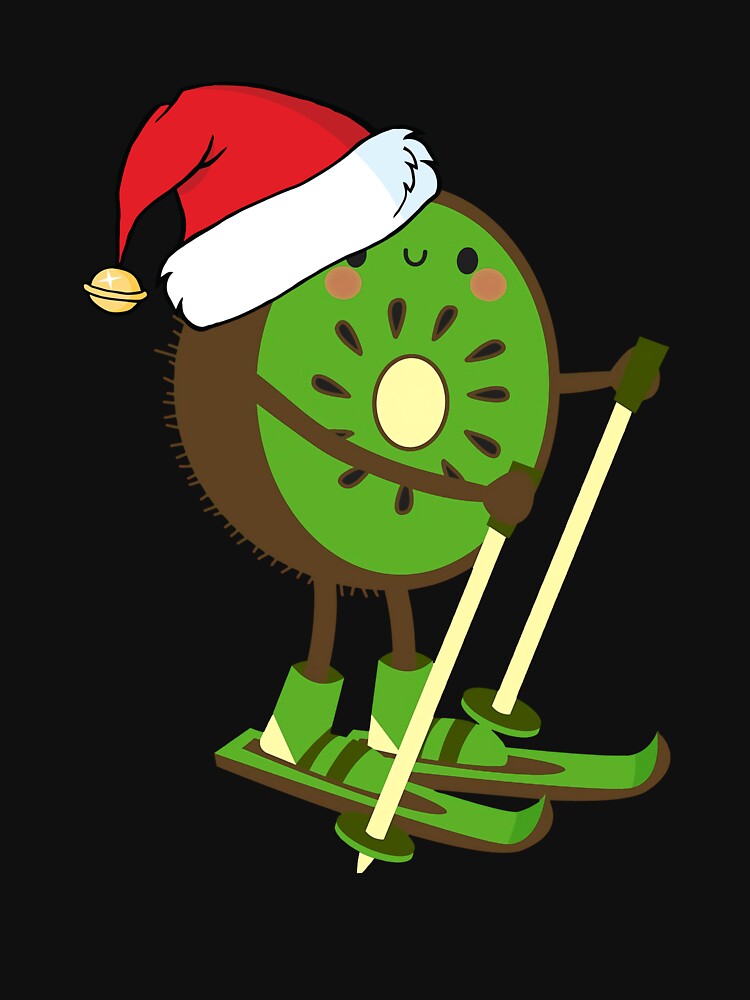 "Funny SKiwi Skier Fruits Winter Sports" T-shirt for Sale by ...