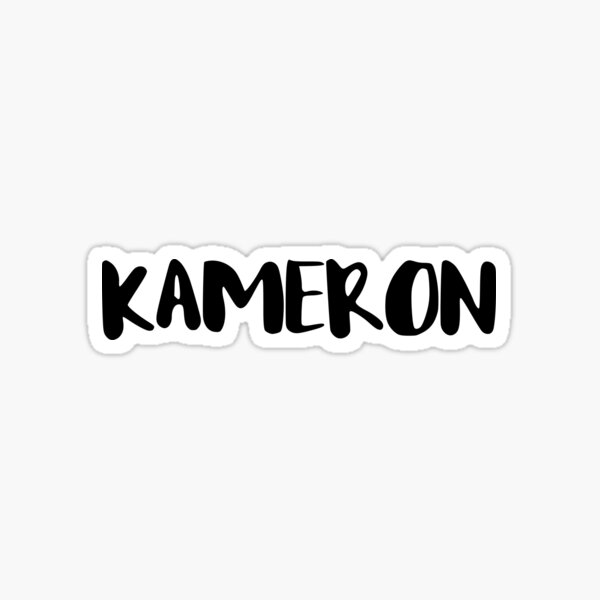 "KAMERON" Sticker by FTML | Redbubble