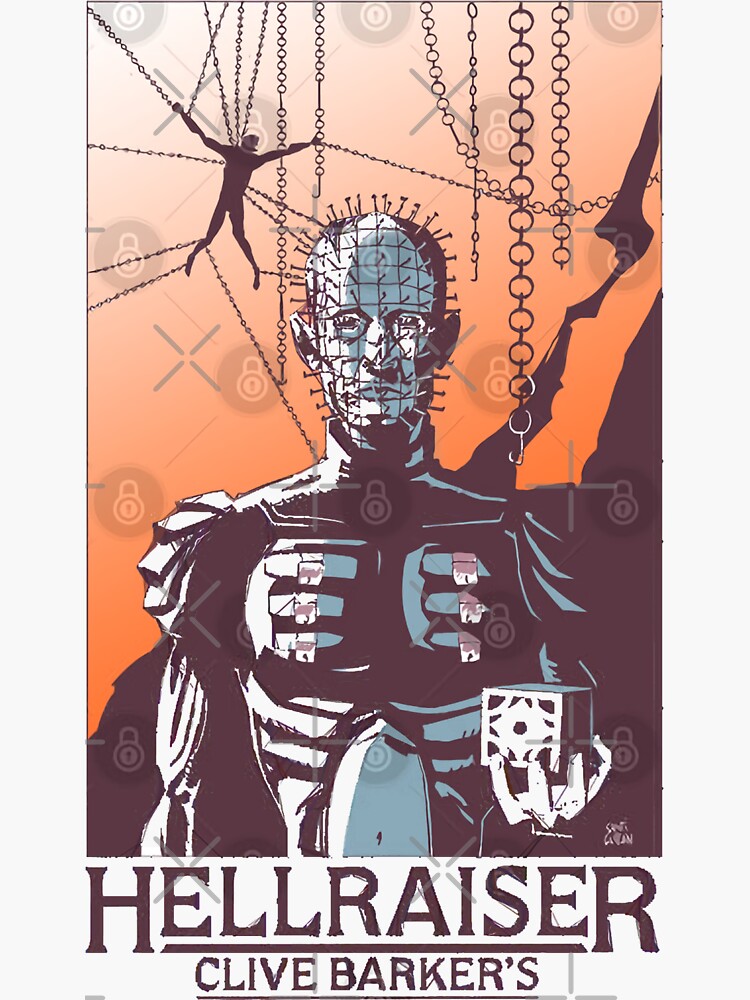 "Day Gift Hellraiser Graphic For Fan" Sticker for Sale by ...
