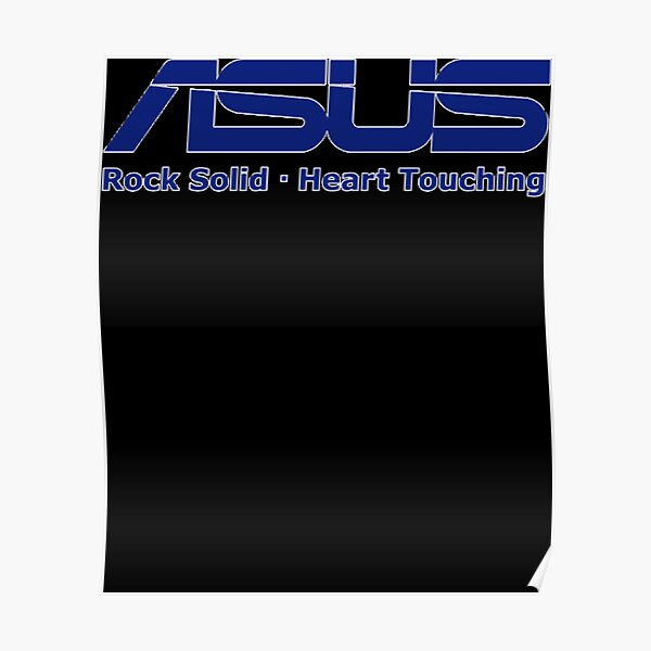 "BEST SELLING Asus Logo " Poster for Sale by Billiueke | Redbubble