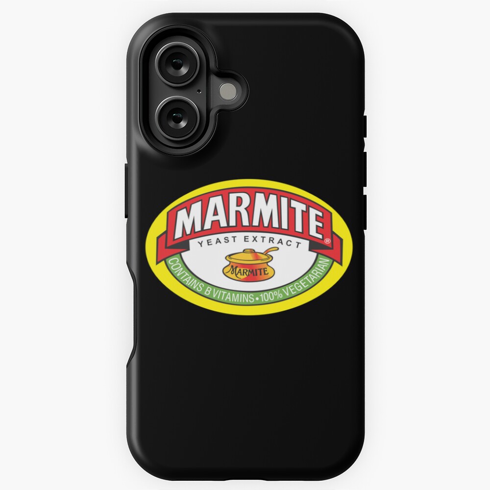 "marmite logos " Sticker for Sale by AmyLintzd | Redbubble