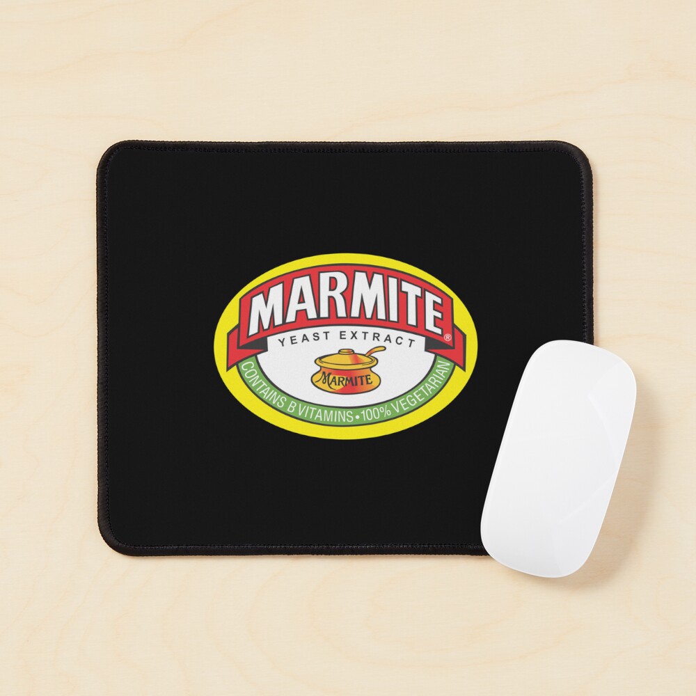 "marmite logos " Sticker for Sale by AmyLintzd | Redbubble