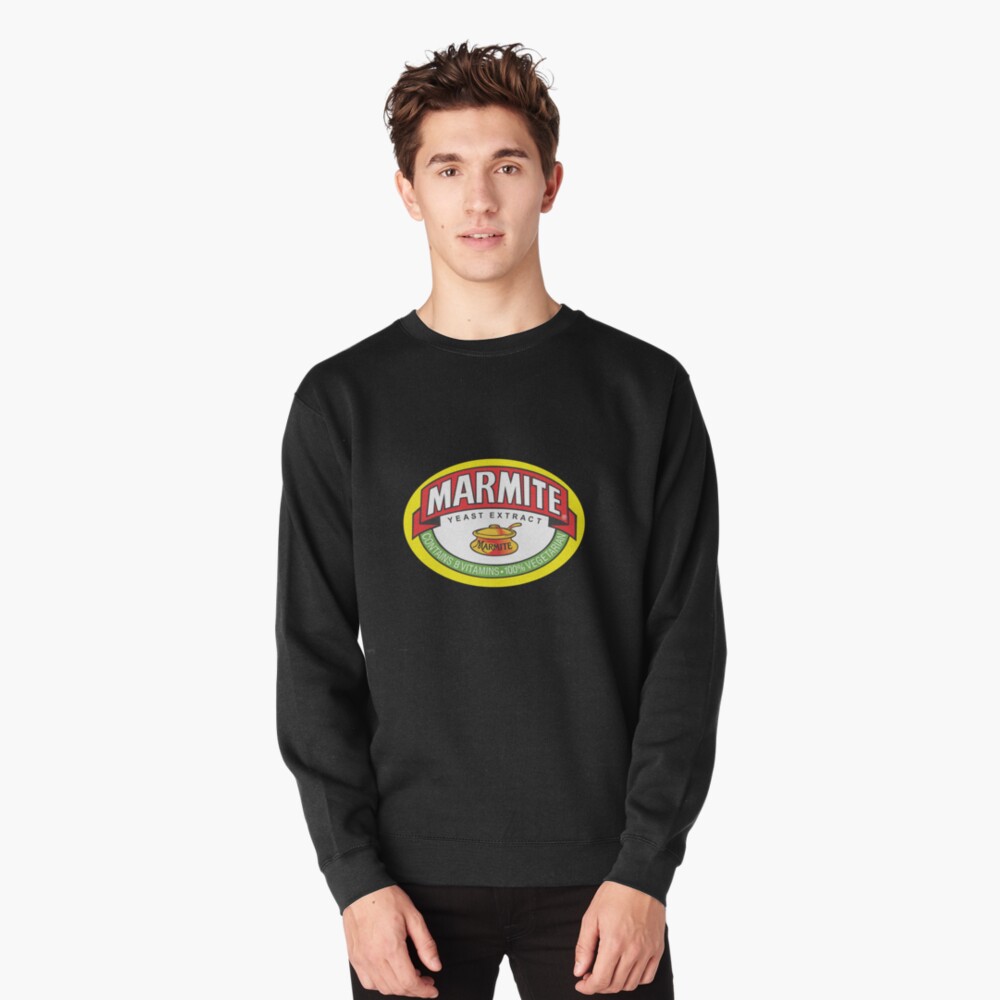 "marmite logos " Sticker for Sale by AmyLintzd | Redbubble