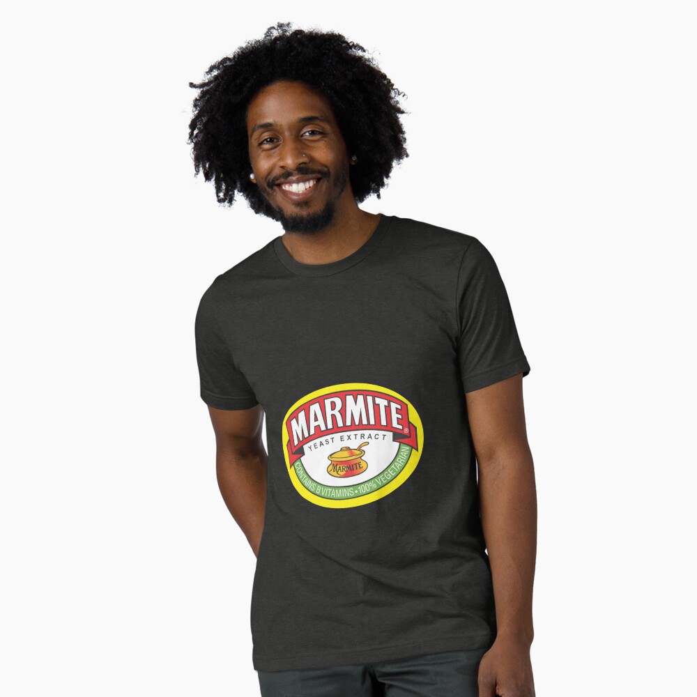 "marmite logos " Sticker for Sale by AmyLintzd | Redbubble