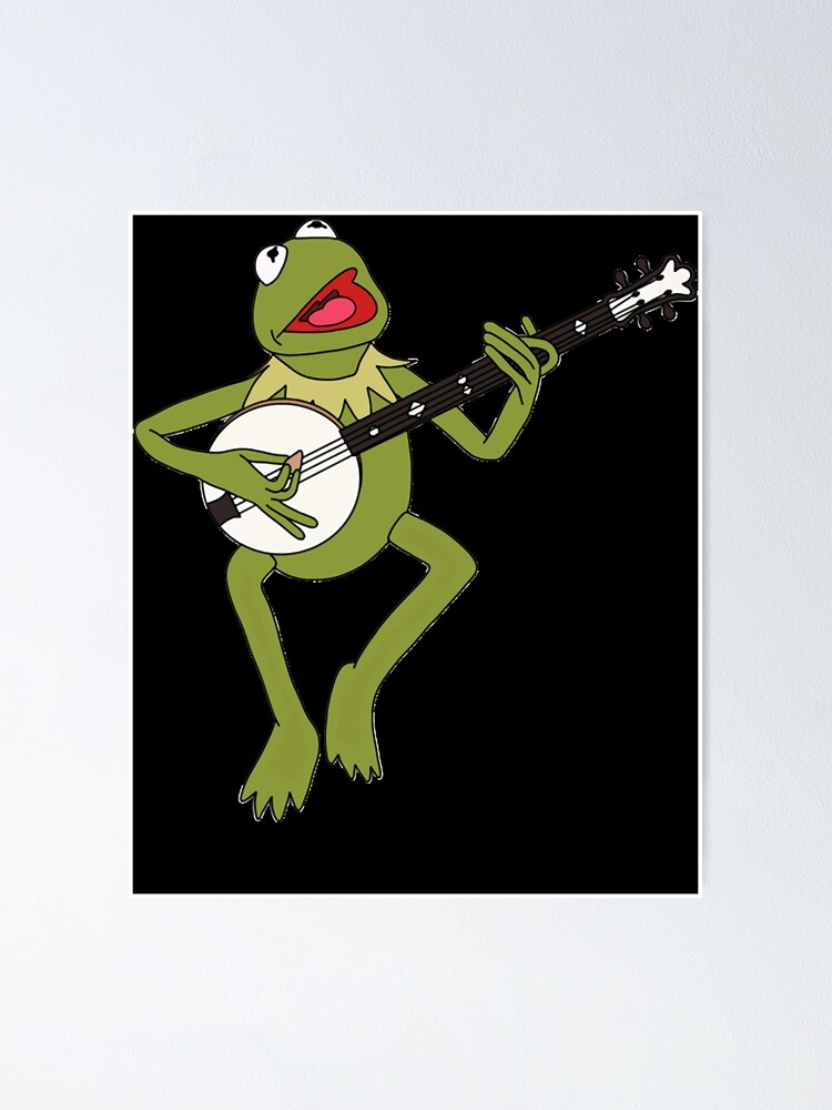 "Kermit playing the banjo Classic" Poster for Sale by melitamzsa ...