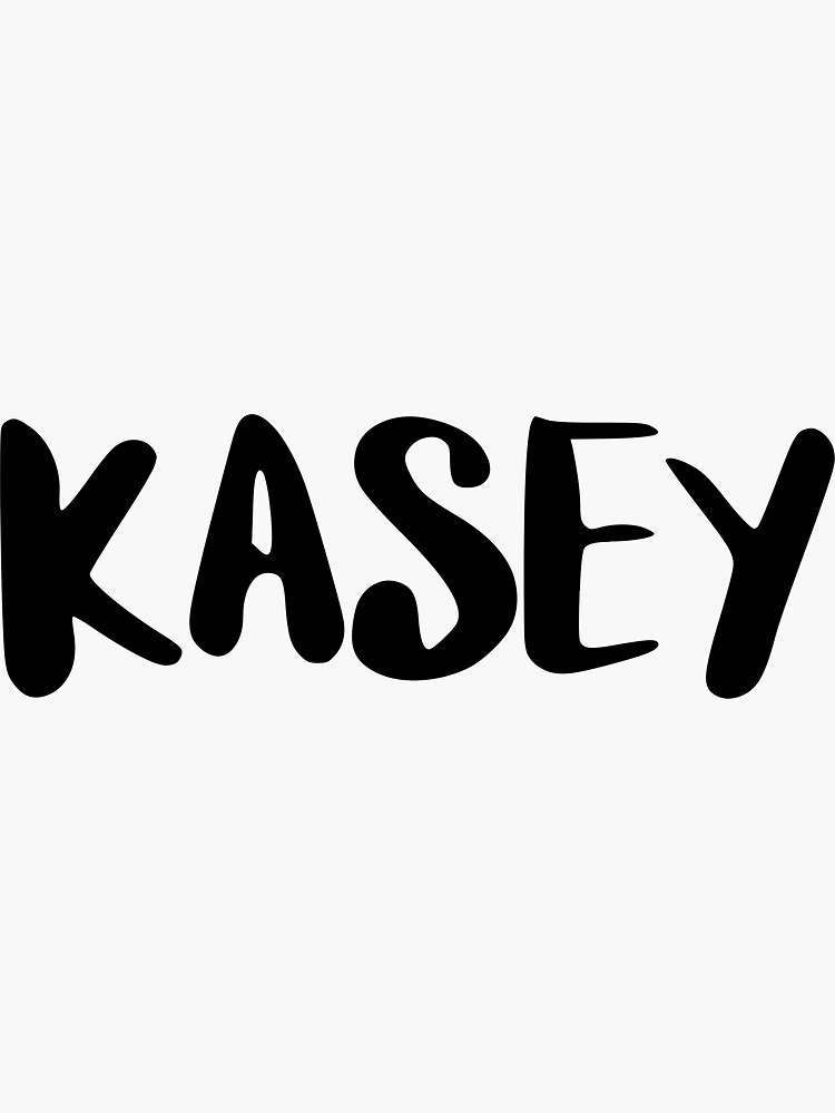 "KASEY" Sticker for Sale by FTML | Redbubble