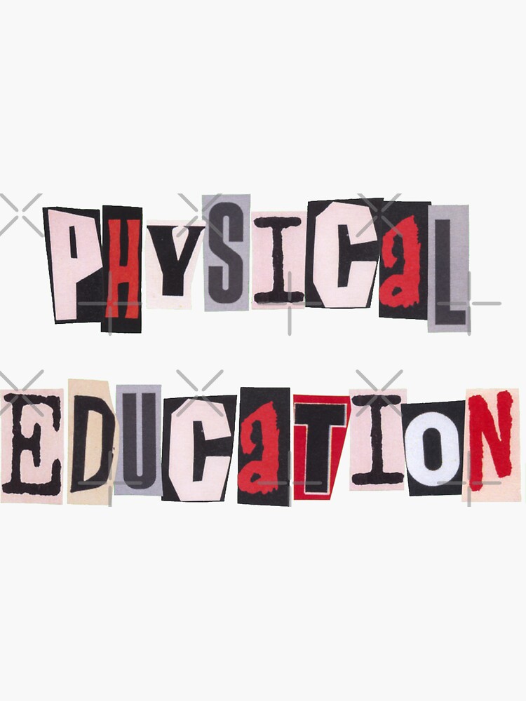 "Physical Education (PE) Class Label" Sticker for Sale by Mawked ...