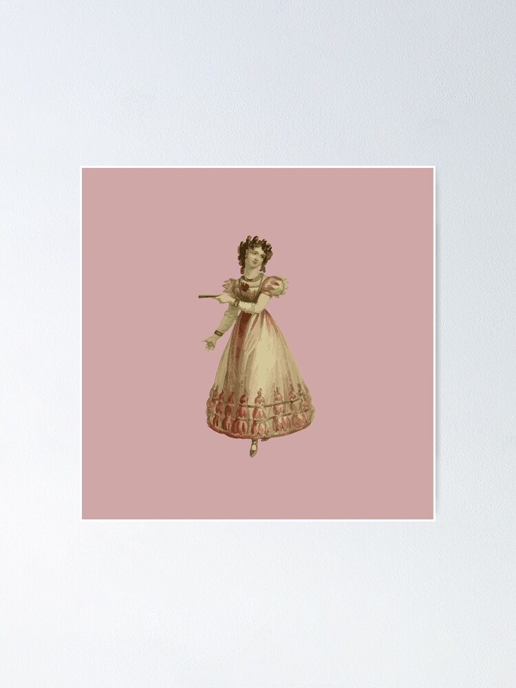 "Regency Lady with a fan" Poster for Sale by CastlesClassics | Redbubble