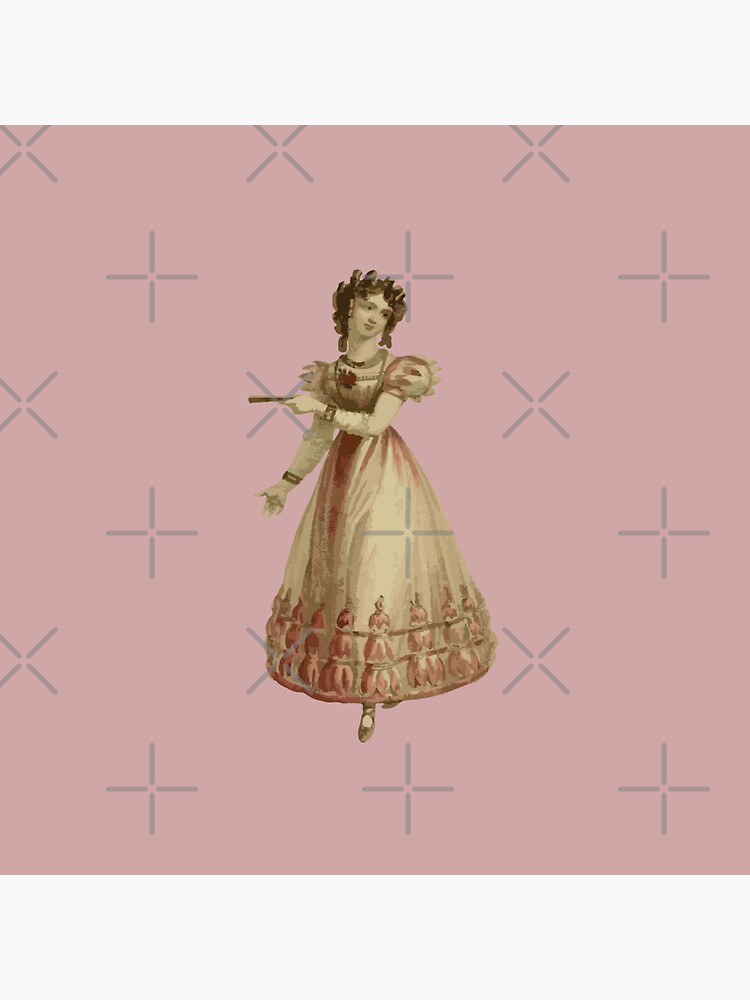 "Regency Lady with a fan" Sticker for Sale by CastlesClassics | Redbubble