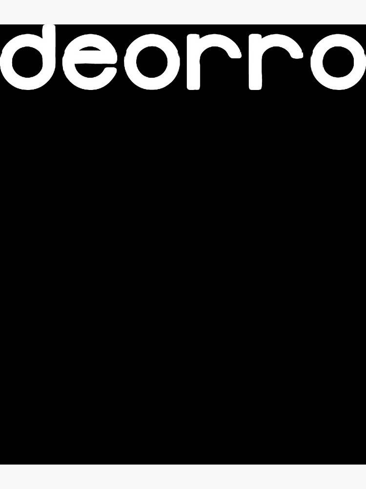 "BEST SELLING Deorro Logo " Poster for Sale by Billiueke | Redbubble