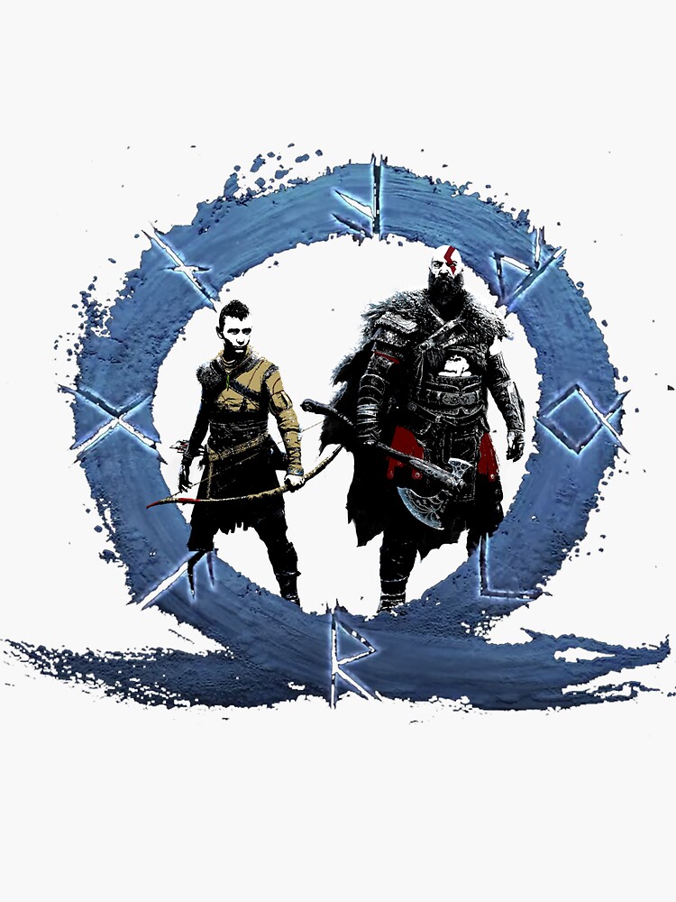 "god of war ragnarok" Sticker for Sale by sparklyboss | Redbubble