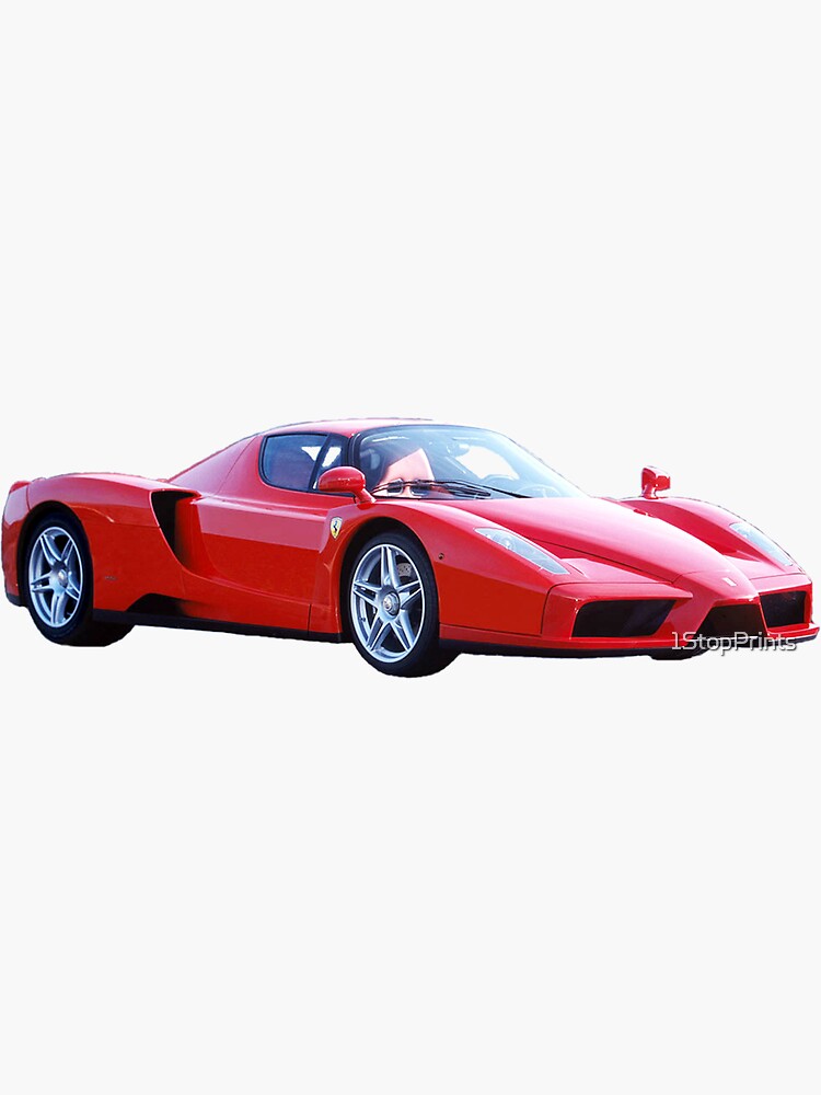 "Ferrari Enzo" Sticker by 1StopPrints | Redbubble