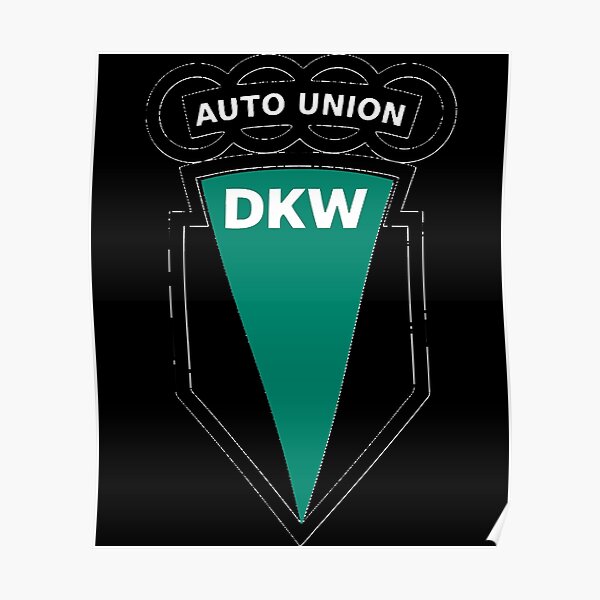Póster «MERCANCÍA CON EL LOGOTIPO DE DKW MÁS VENDIDA» de Billiueke ...