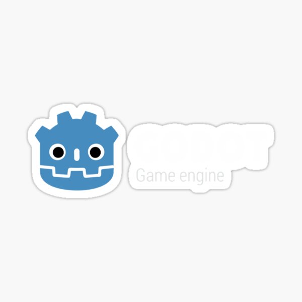 "Best Selling Godot Logo Merchandise " Sticker for Sale by Billiueke ...