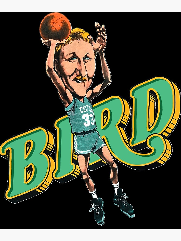 "Larry Bird Basketball Vintage Caricature Classic" Poster for Sale by ...