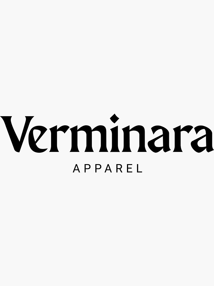 "Verminara Apparel minimal logo" Sticker for Sale by verminara | Redbubble