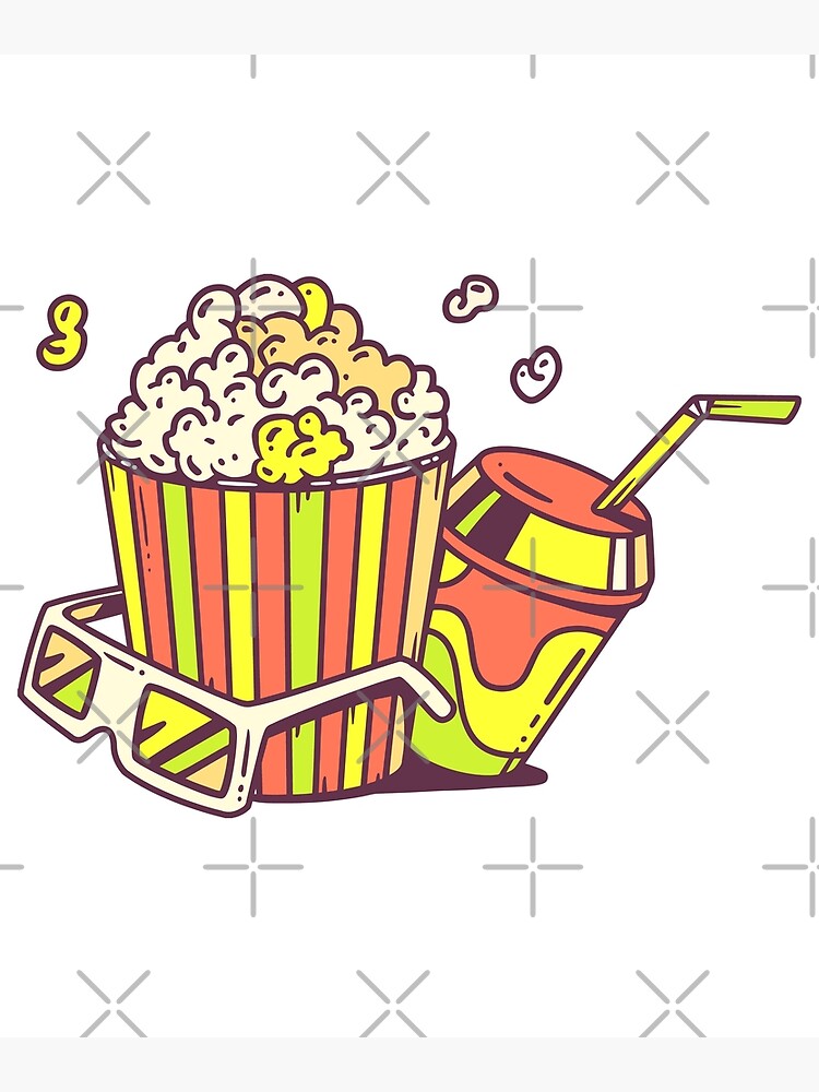 "Pop ART Popcorn" Poster for Sale by CodeSensei | Redbubble