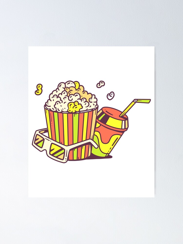 "Pop ART Popcorn" Poster for Sale by CodeSensei | Redbubble