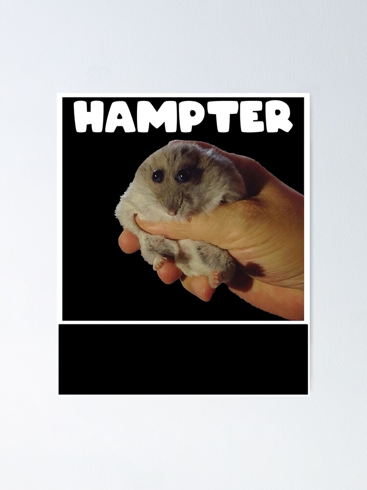 "Hampter Meme Hamster Classic" Poster for Sale by madeleneesbri | Redbubble