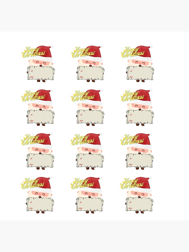 "Happy Christmas labels - multipack stickers" Poster for Sale by RAndG ...