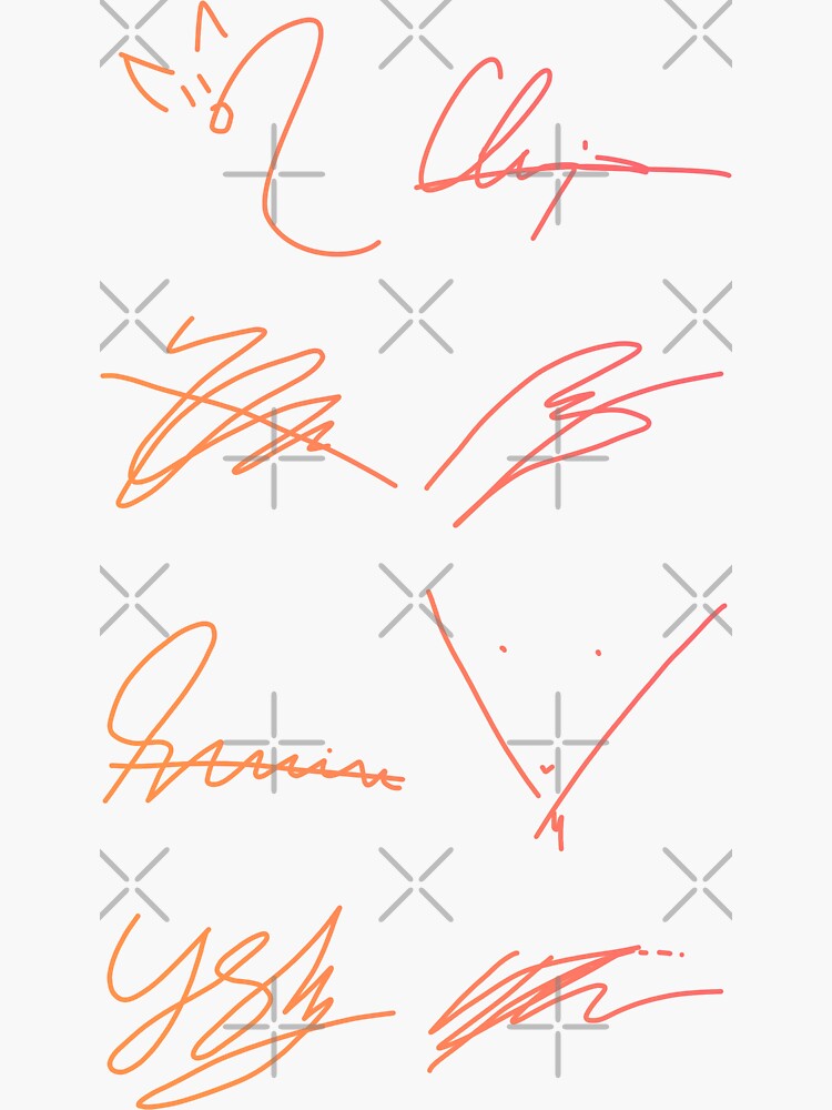 "Stray Kids | SIGNATURES" Sticker for Sale by Chaeyoung21 | Redbubble