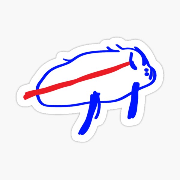 "Josh allen drawing" Sticker for Sale by AileenGoss | Redbubble