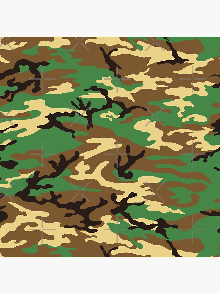 "SIMPLE army camo" Sticker for Sale by Manda-Shop | Redbubble