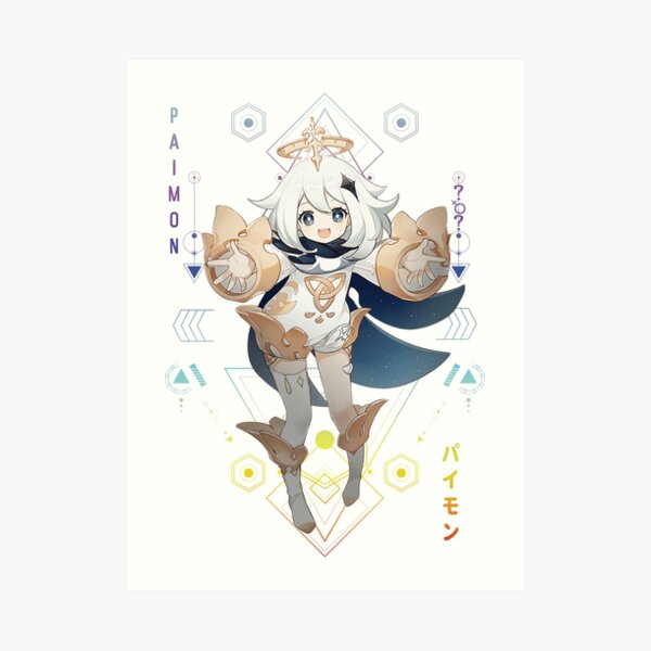 "Paimon Sacred Geometry | Genshin Impact" Art Print for Sale by B-love ...